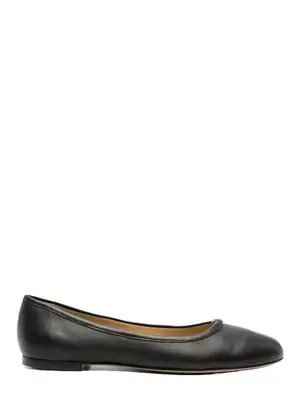 Chloé Marcie Leather Ballerina Shoes - Black