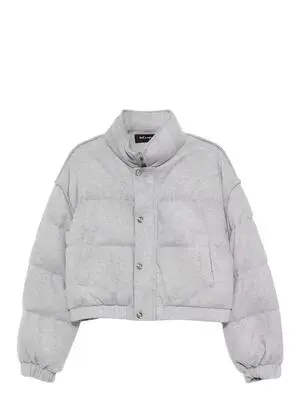 TOUT A COUP Cropped Down Jacket - Blue