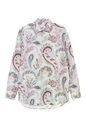Etro Paisley-print Shirt - Blue