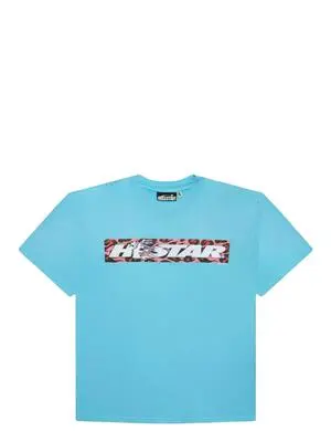 HELLSTAR Box Logo T-shirt - Blue