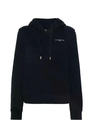 Tommy Hilfiger Logo-print Hoodie - Blue