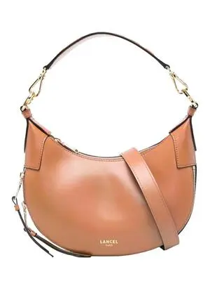 LANCEL Zip-up Crossbody Bag - Brown