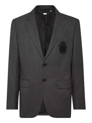 BILLIONAIRE Single-breasted Blazer - Black