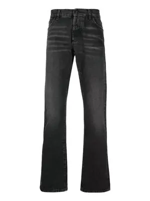 COUNTY OF MILAN Marcelo Burlon Stone Cross Slim-fit Jeans - Grey
