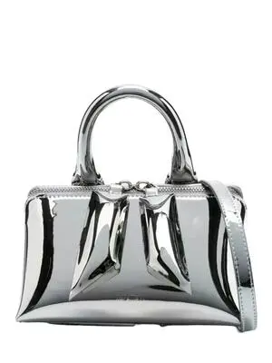 Attico Friday Mini Tote Bag - Silver
