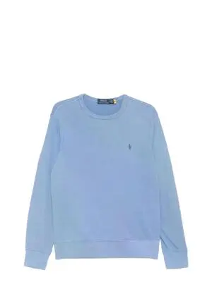 Polo Ralph Lauren Embroidered Cotton Sweatshirt - Blue