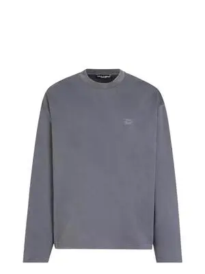 Dolce & Gabbana Cotton Jersey Sweatshirt - Grey