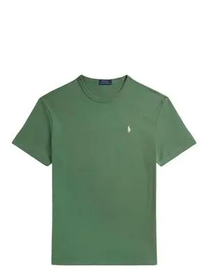 Polo Ralph Lauren Logo-embroidered Crew-neck T-shirts (pack Of Three) Green