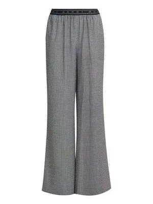 Marni Gingham Patterned Trousers - Black