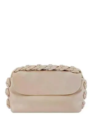 Shanghai Tang Knot-detail Clutch - Neutrals