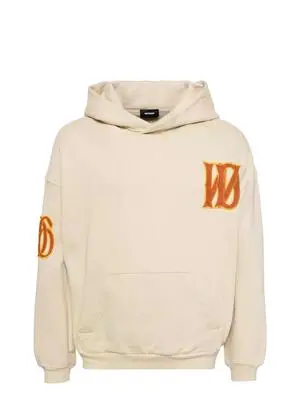 We11Done Logo-patch Hoodie - Neutrals