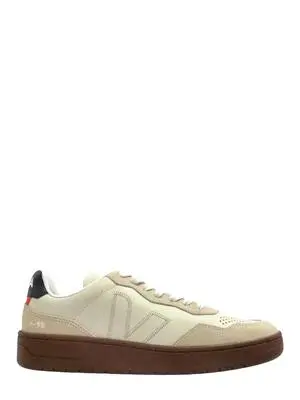 VEJA V-90 Suede Sneakers Neutrals