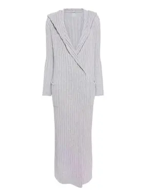 TEDDY CASHMERE Amalfi Chunky-knit Cashmere Cardigan - Grey