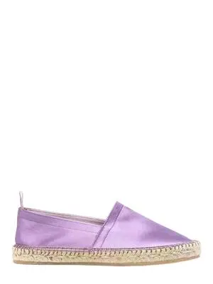 SCAROSSO Lola Silk Espadrilles Purple