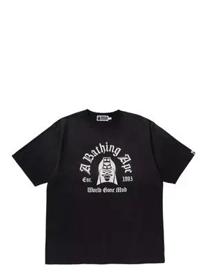A BATHING APE Logo-print T-shirt - Black