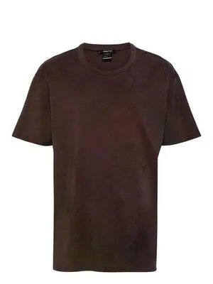Avant Toi Marbled-effect T-shirt - Brown