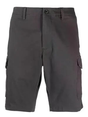 Tommy Hilfiger Logo-embroidered Cargo Shorts - Grey