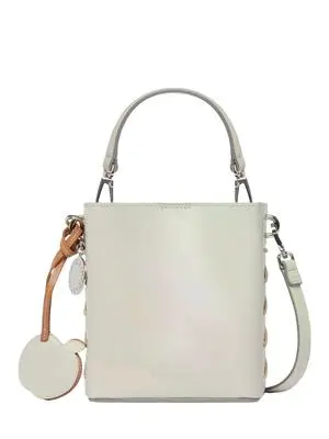 Stella McCartney Frayme Faux-leather Bucket Bag - White