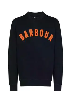 Barbour Prep-logo Crew-neck Sweatshirt - Blue