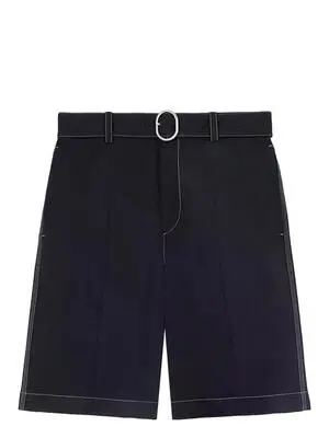 JIL SANDER Belted Shorts - Blue