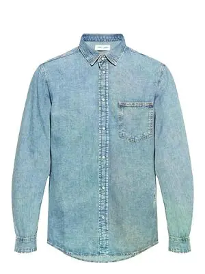 SAMSOE SAMSOE Denim Shirt - Blue