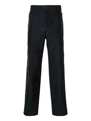Fendi Mid-rise Tapered Trousers - Blue