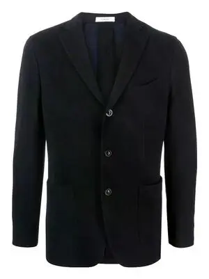 Boglioli Single-breasted Knitted Blazer - Blue