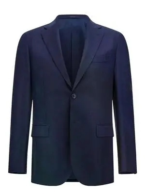 Boggi Milano Bird's Eye Jacket - Blue