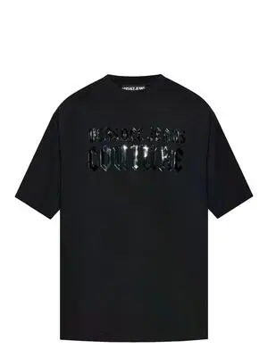 Versace Logo-patch T-shirt - Black