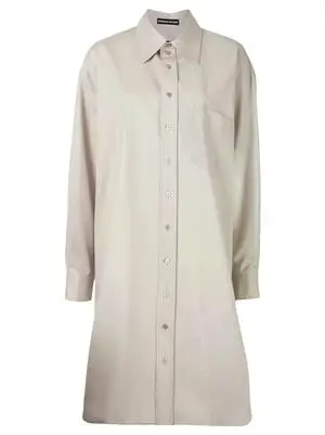Kwaidan Editions Oversized Shirt Dress - Neutrals