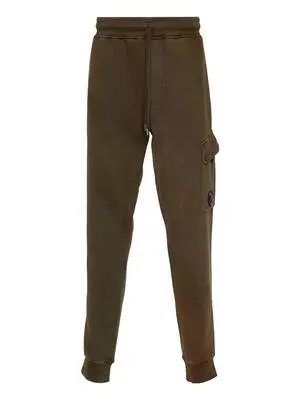 C.P. COMPANY Lens-detail Fleece Track Pants - Green