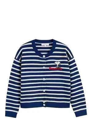 Chinti & Parker Snoopy Cardigan - Blue