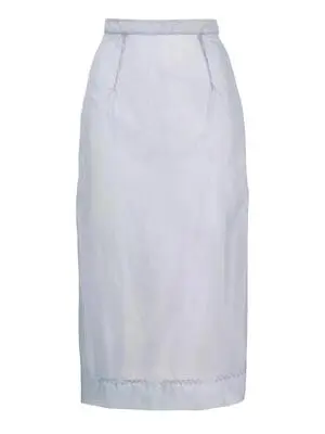 MAISON MARGIELA Inside Out Pencil Skirt - Blue