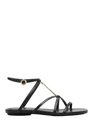 Jacquemus Les Sandales Pralu Leather Sandals - Black