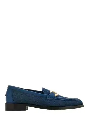 FERRAGAMO Gancini Loafers - Blue