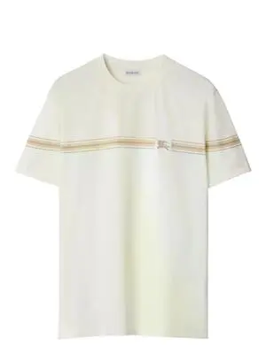 BURBERRY Striped Cotton T-shirt
