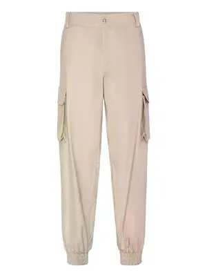 Philipp Plein Long Cargo Trousers - Neutrals
