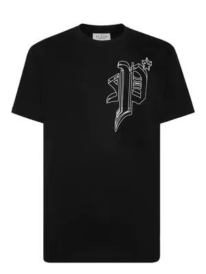 Philipp Plein Skull-print Cotton T-shirt - Black