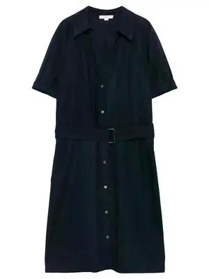 Vince Belted Mini Dress - Blue