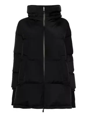 Herno Logo Keeper Loop Coat - Black