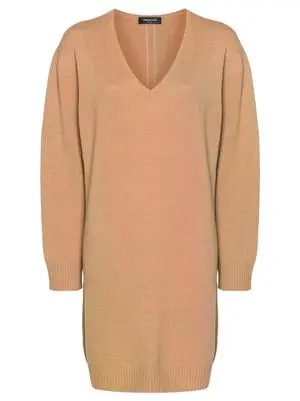 Fabiana Filippi V-neck Knitted Dress - Neutrals