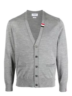 Thom Browne Button-up Cardigan - Grey