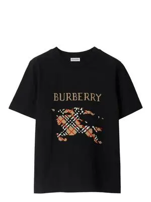 Burberry Cross Stitch Ekd T-shirt - Black