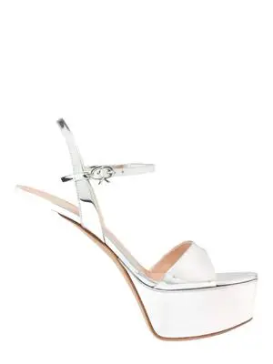 GIANVITO ROSSI 85mm Marlena Platform Sandals Silver