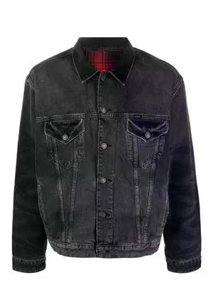 Polo Ralph Lauren Reversible Checked Denim Jacket - Grey