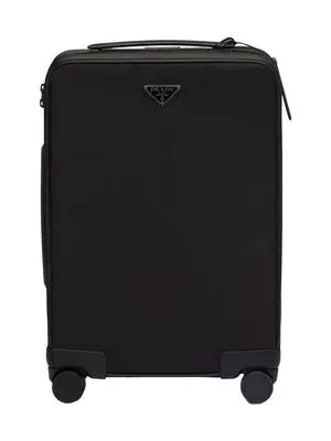Prada Re-nylon Triangle-logo Trolley - Black