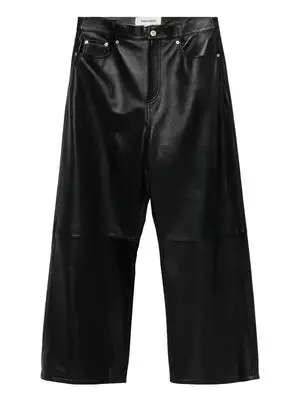 TONYWACK Wide-leg Trousers - Black