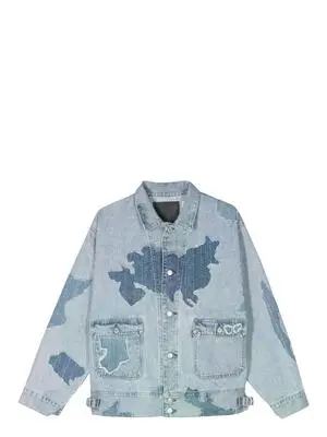 LEVI'S Patchwork Denim Jacket - Blue