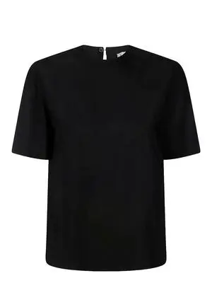 Alberto Biani Short Sleeve Blouse - Black