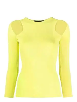 Dsquared2 Cut-out Knit Top - Yellow